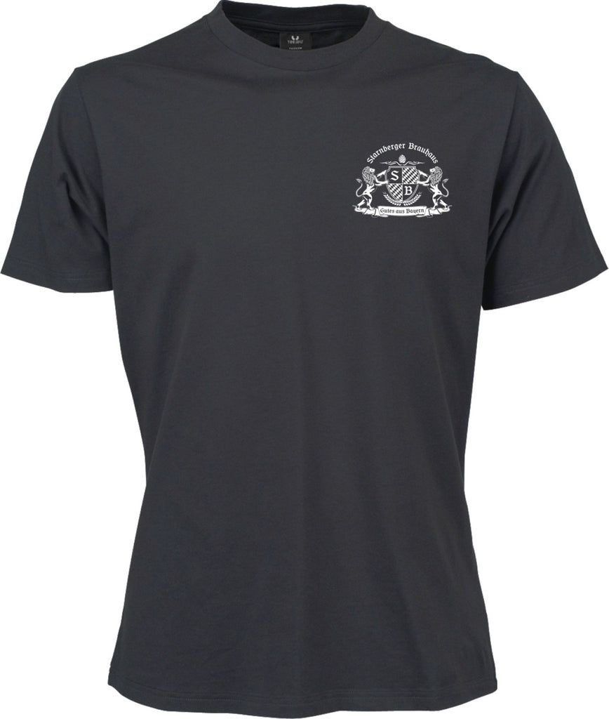 Starnberger Brauhaus T-SHIRT mit Logoprint Dunkelgrau
